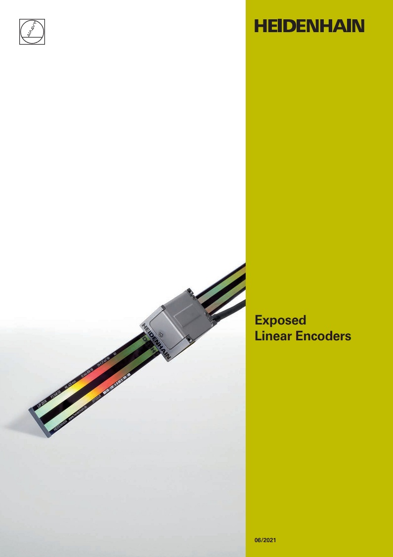 [HEIDENHAIN] Exposed Linear Encoder June 2021 - CNS시스템